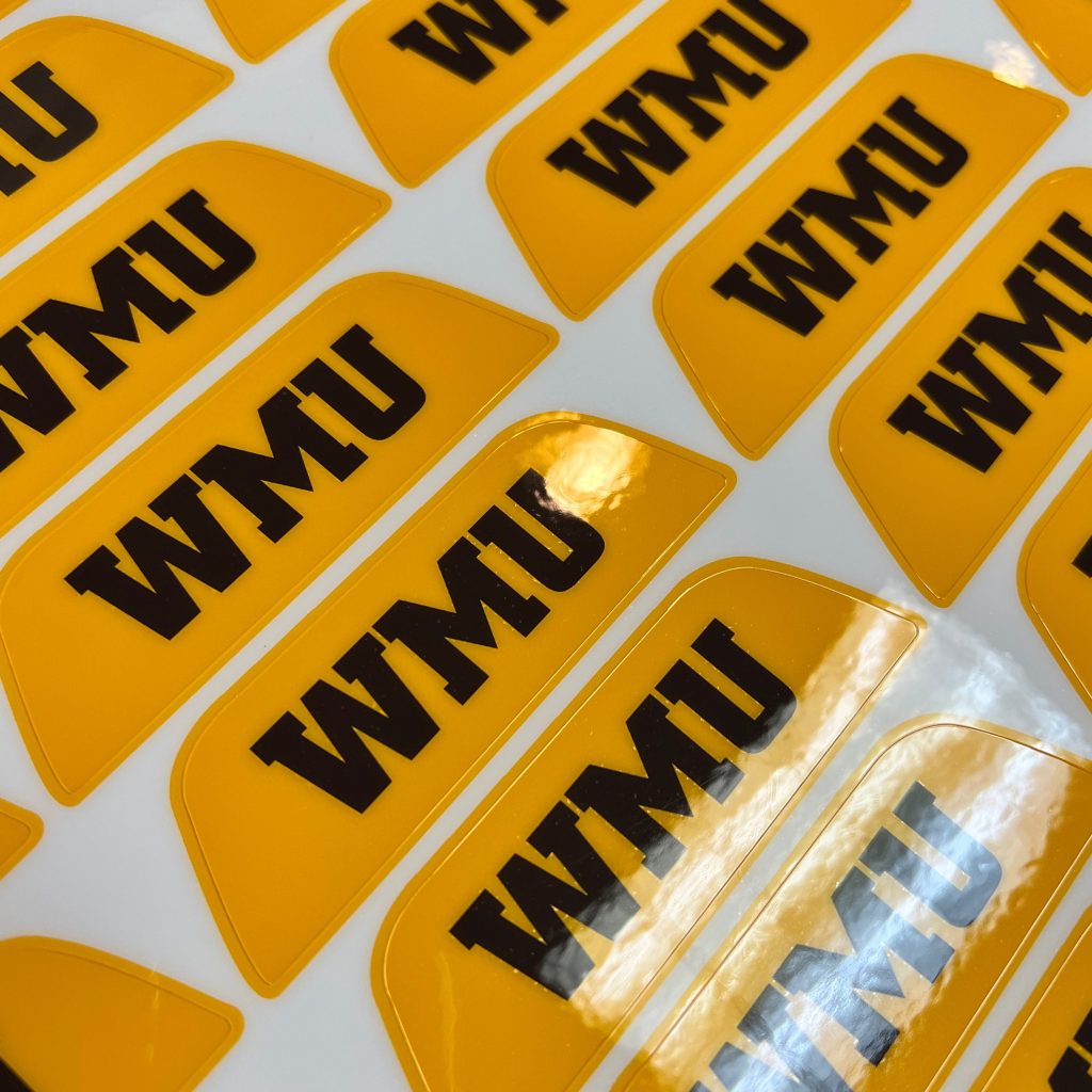 Football Helmet Bumper Decals – Front Bumper – Game Day Skinz